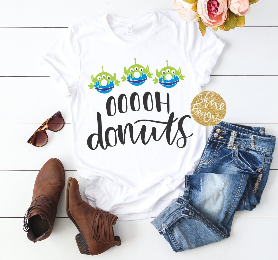 OOOOh Donuts - Toy Story Alien Donut Shirt - Toy Story Shirt - Magical ...