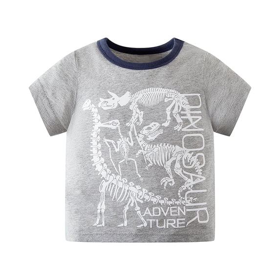 OOOUM Boys Short Sleeve T-Shirt Fashion Graphic Regular Casual Tops ...
