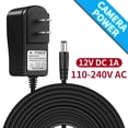 OOSSXX 110V-240V Power Adapter with Short Circuit Protection, RXZ12V1A ...