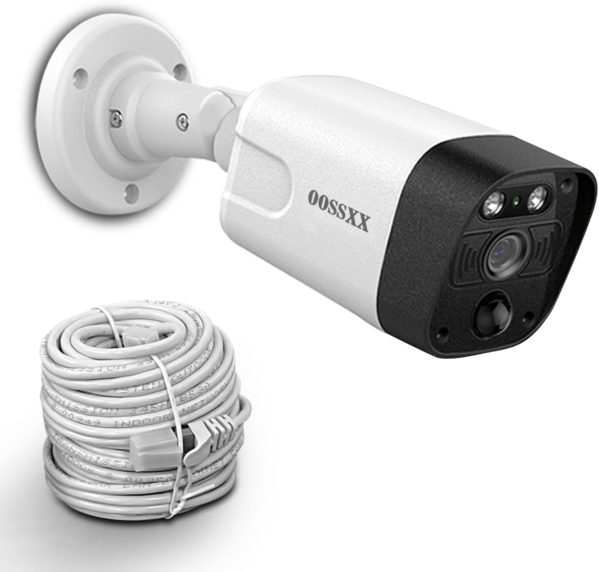 OOSSXX 4K PIR POE Extend Camera Outdoor Indoor Video Surveillance ...