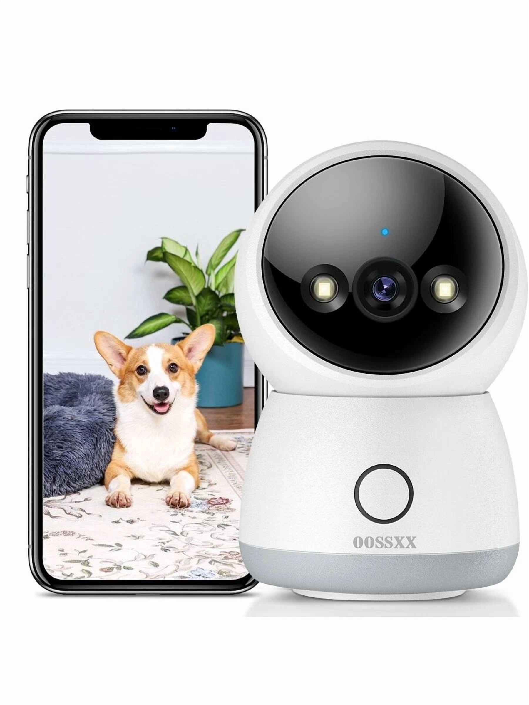 OOSSXX One-Touch Call & 2-Way Audio 360° Pan Tilt Security Camera ...