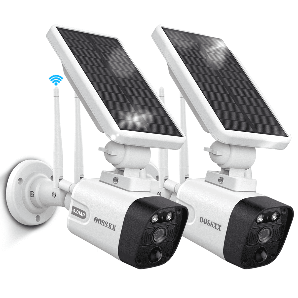 (Solar Powered Wireless Camera 3.0MP)WiFi Home Surveillance Camera with ...