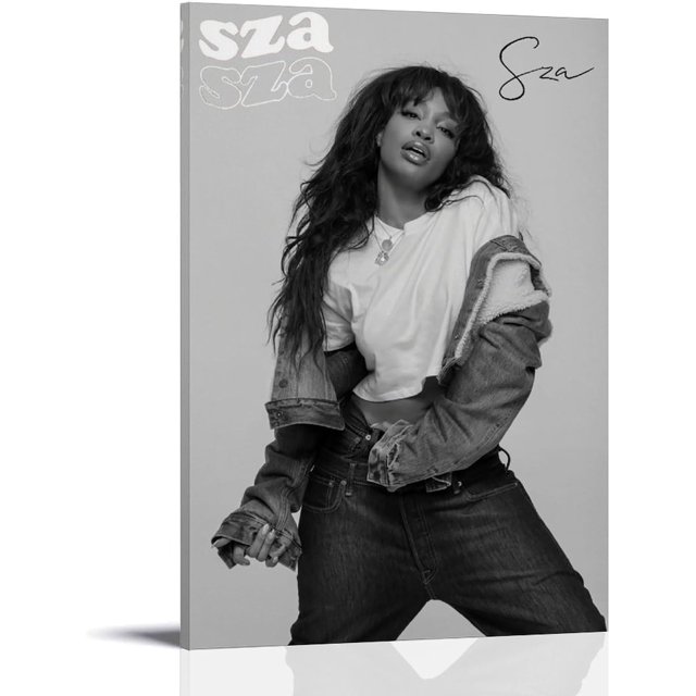 Music Posters Album Covers DWNARTS SZA-Ctrl Poster, Hit Music Album ...