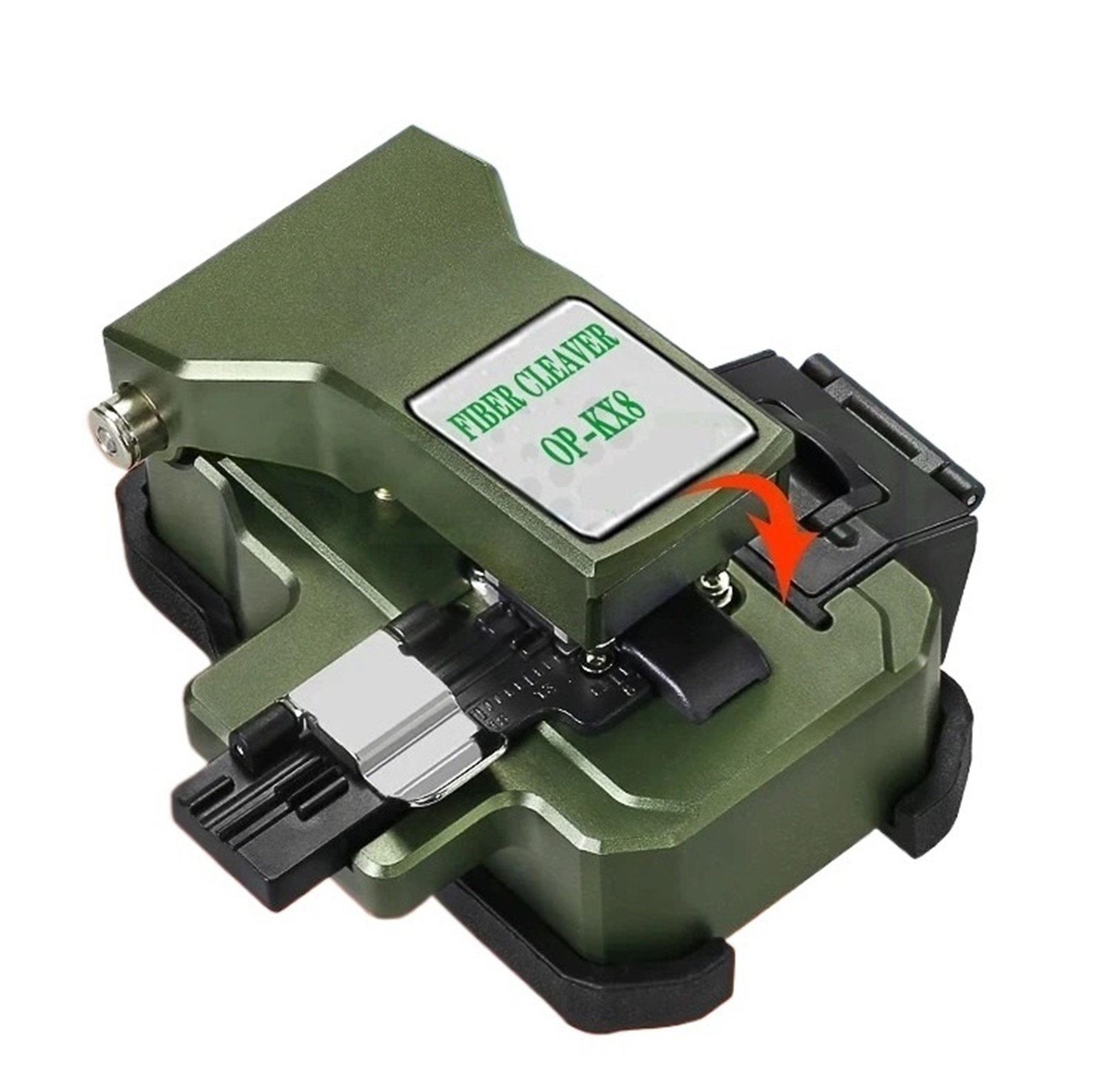 OP-KX8 Optical Fiber Cleaver Automatic Fiber Cleaver Cable Cutting FTTT ...