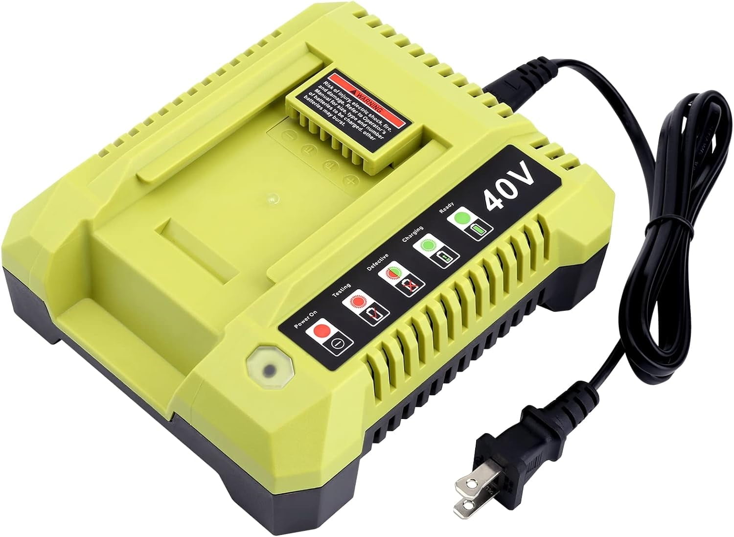 OP401 40Volt Battery Charger for Ryobi 40V Lithium Battery OP4015 ...