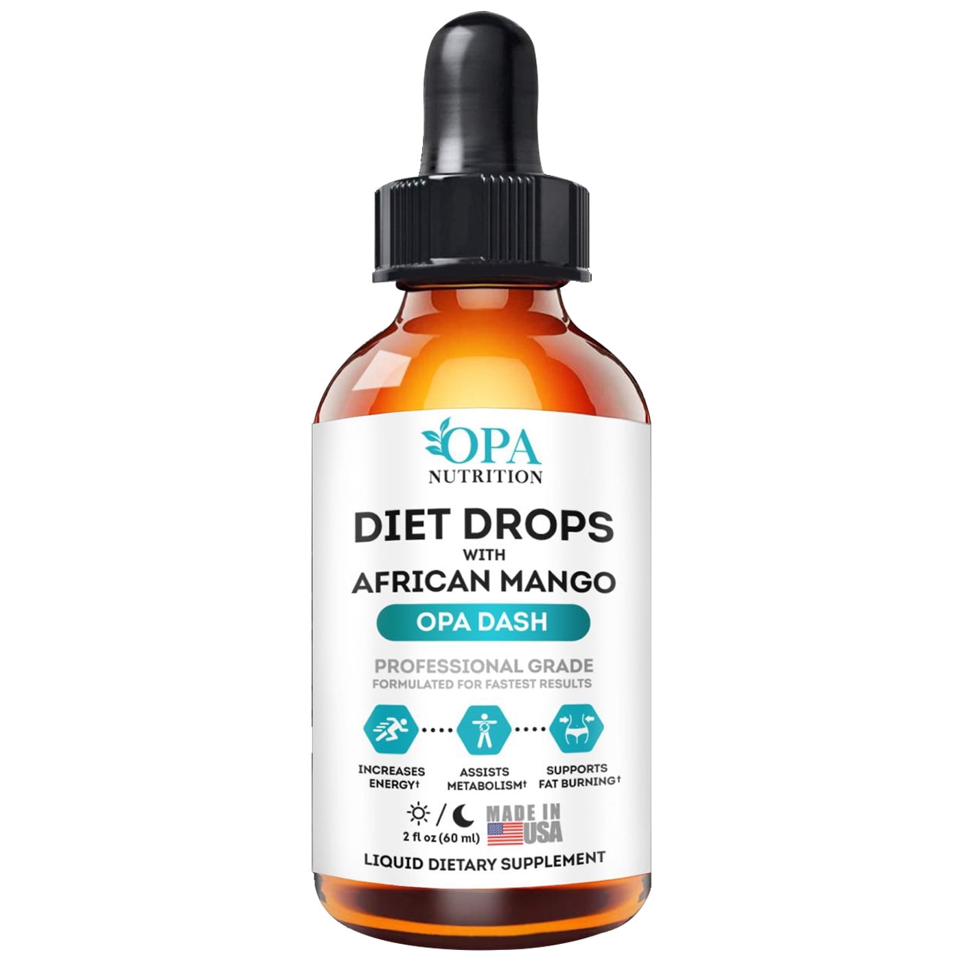 OPA African Mango Extract Liquid Drops - 60 ml - Walmart.com
