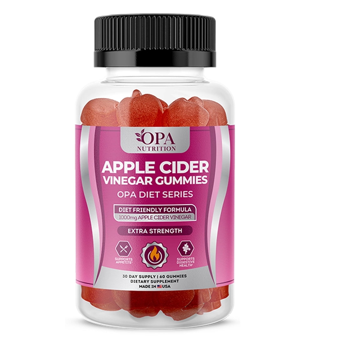 OPA Wellness Apple Cider Vinegar Gummies with B12 & Folate – 60ct ...