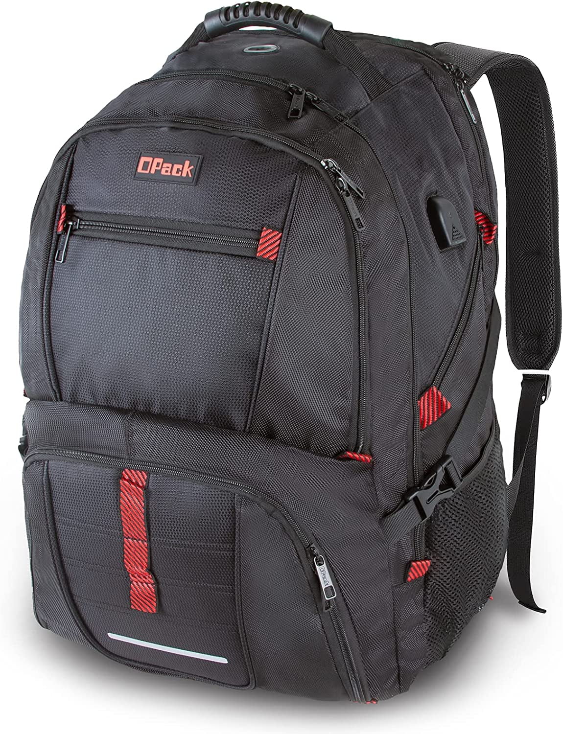 OPACK 18.4 Laptop Backpack Extra Large Backpack TSA Friendly Durable ...