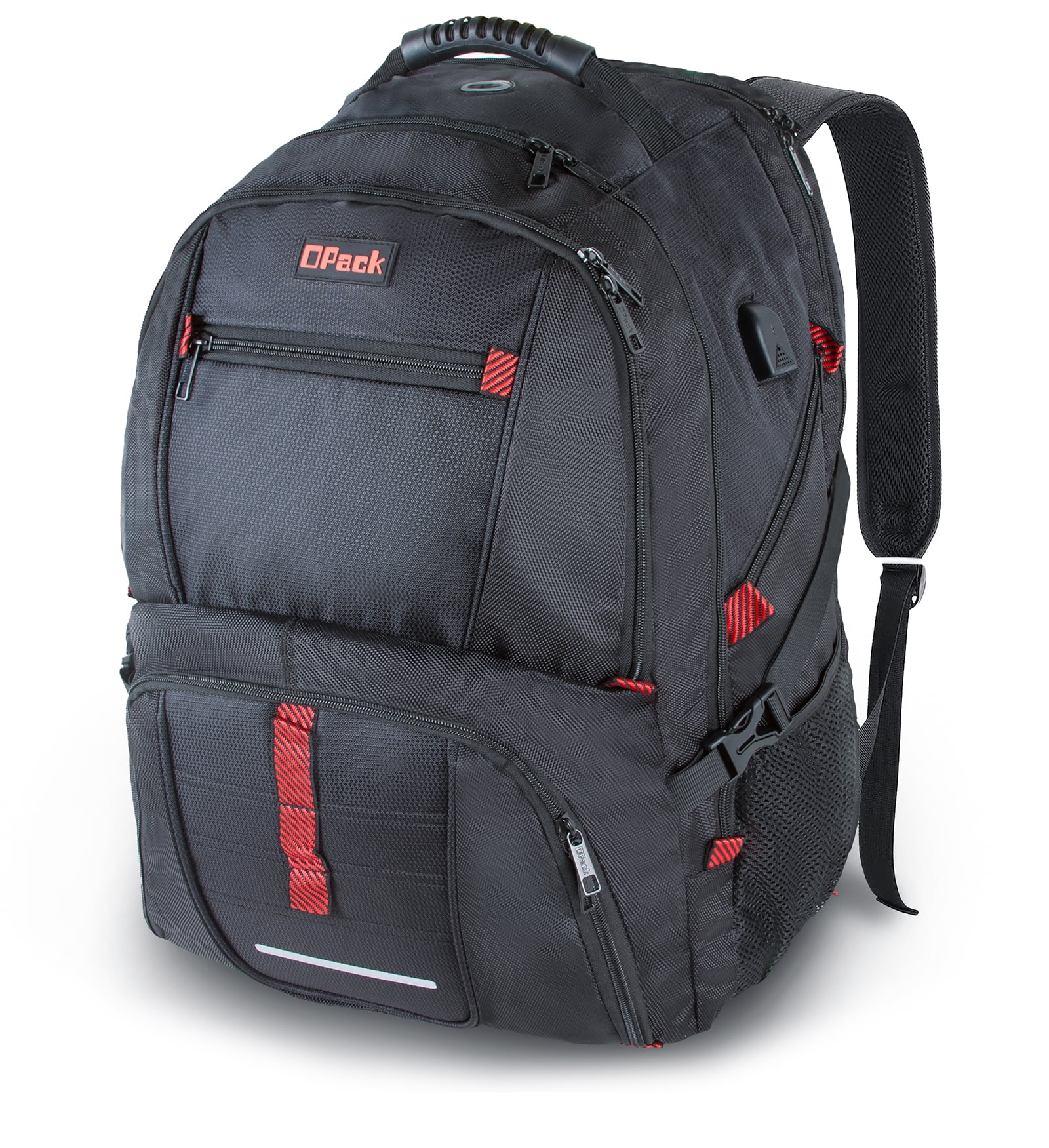 OPACK Laptop Backpack 17" - Extra Wide, TSA-Friendly, Anti-Theft ...