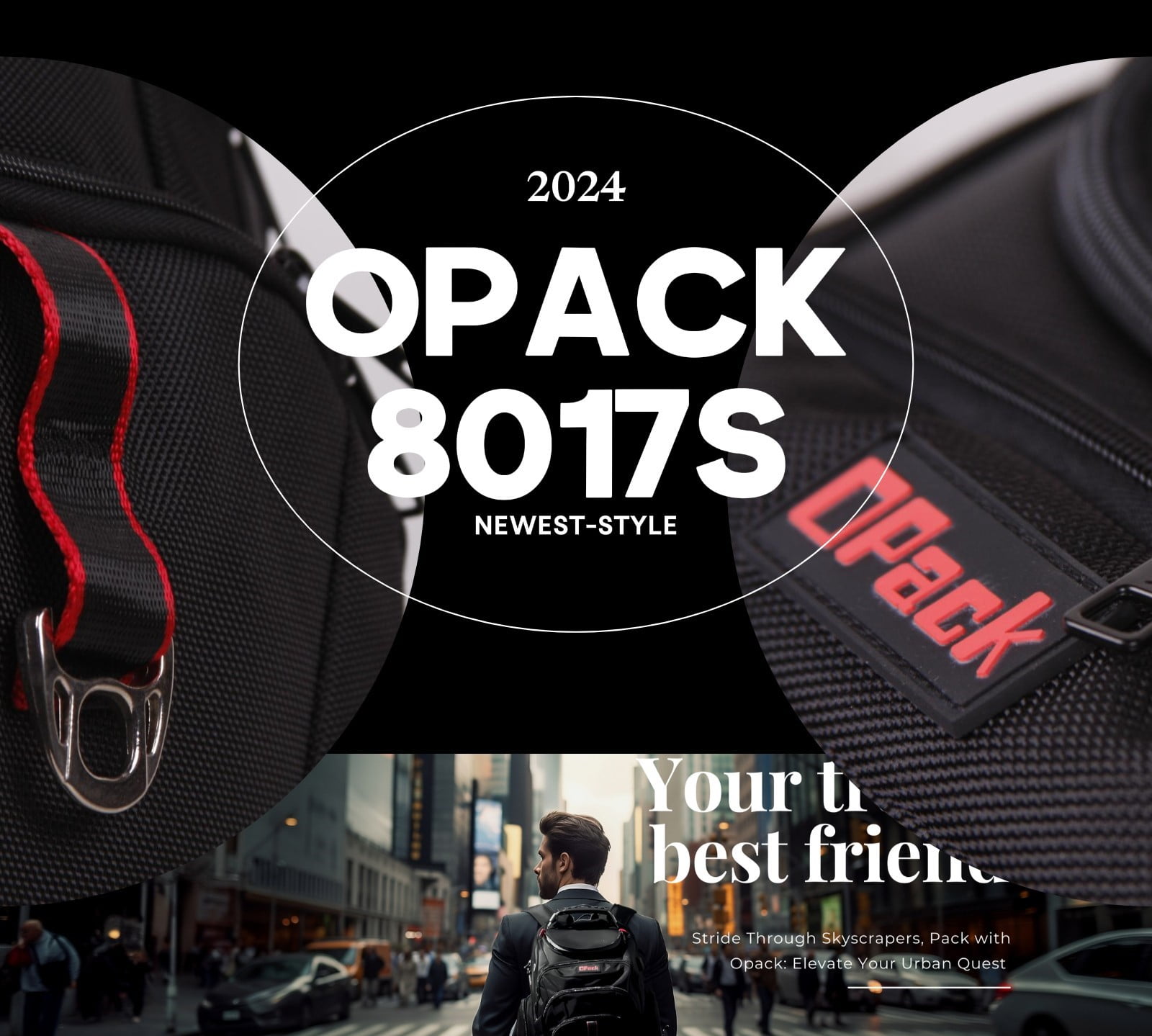 Free Shipping! Opack Odyssey Guardian RFID Travel Backpack with USB ...