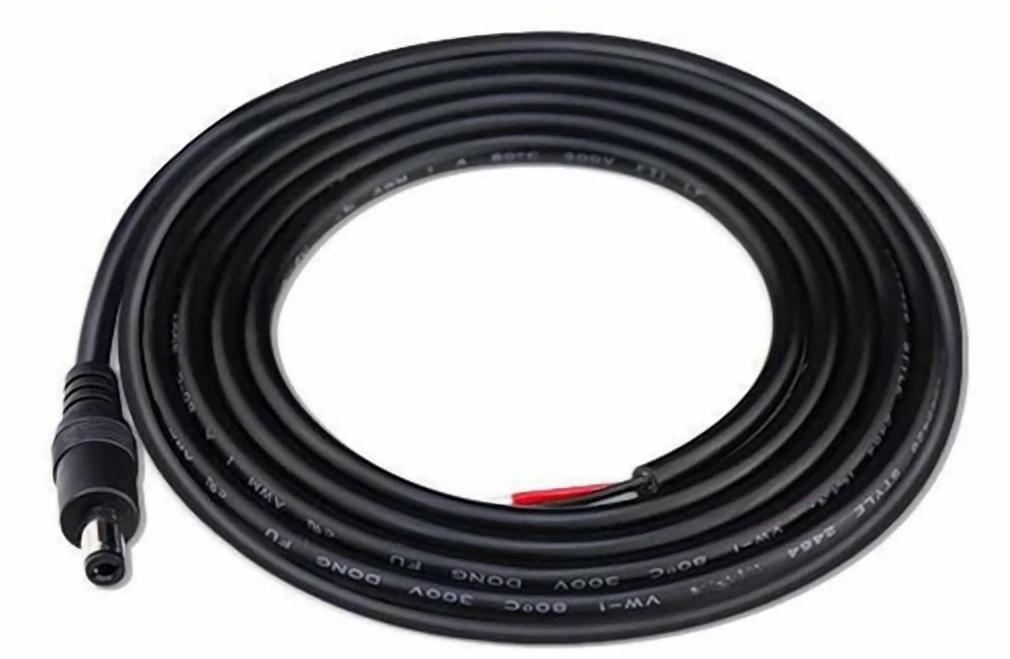 OPAL- 10 X 3 Feet Cctv Security Camera Dc 12V 2.1Mm Power Pigtail Male ...