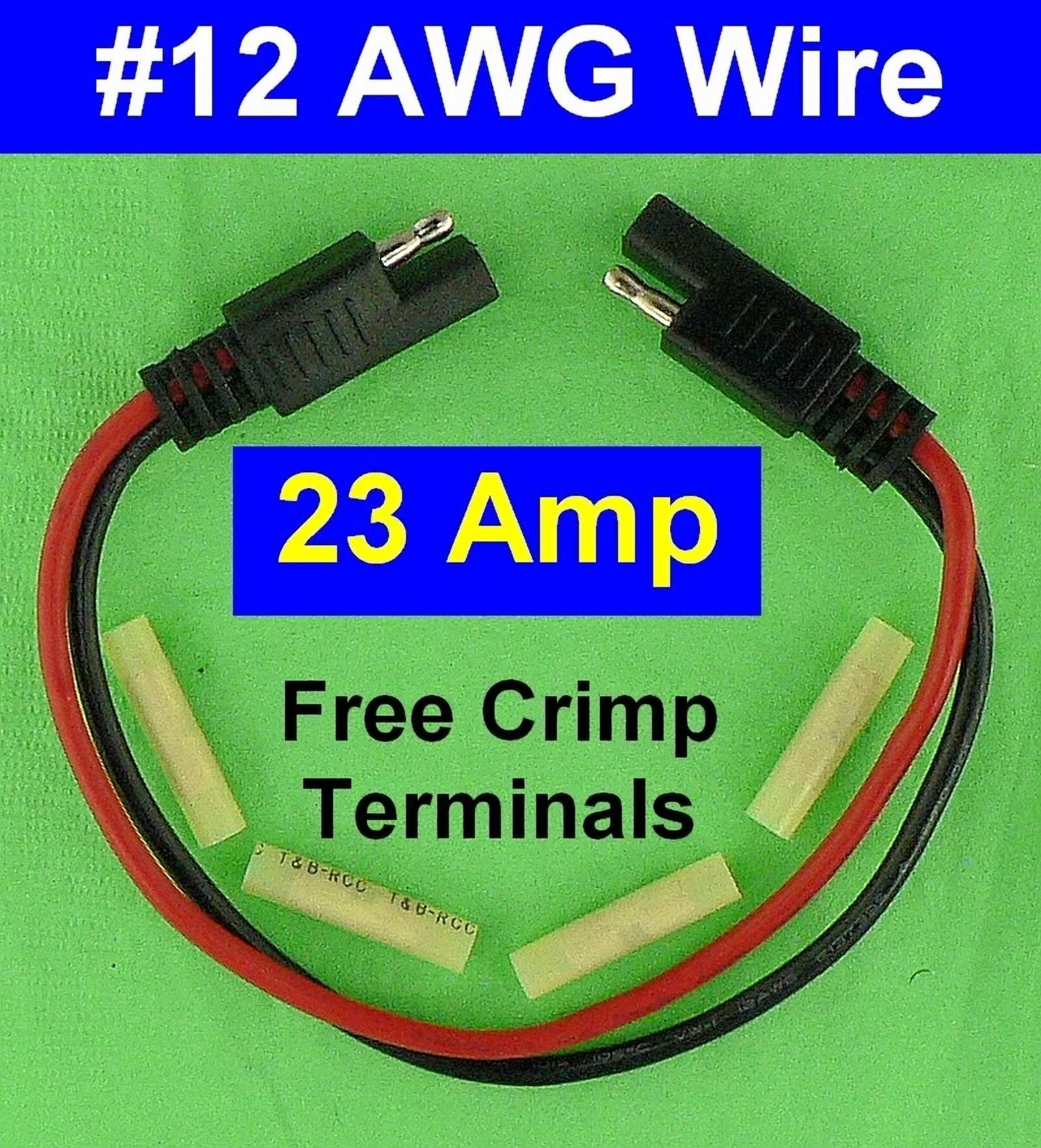 OPAL- 12V Sae #12 Awg Quick Connect Disconnect Electrical Cable Harness ...