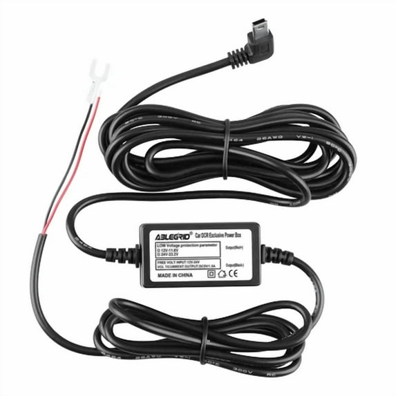 OPAL- 12V To 5V 1.5A Hard Wire Adapter Cable Mini Usb Jack For Car Dvr ...