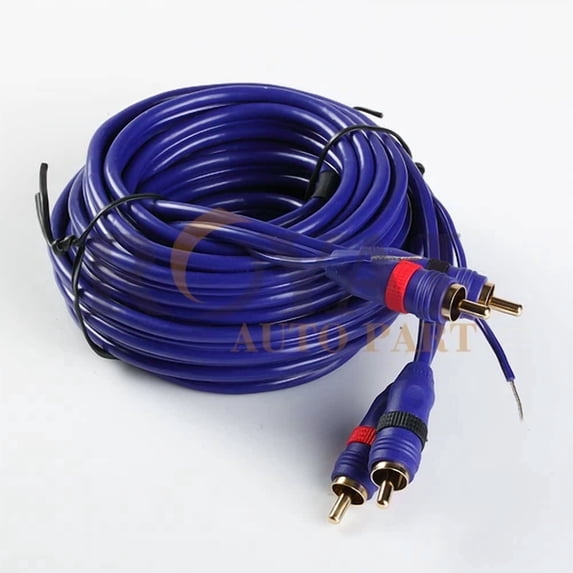 OPAL- 14Ft Rca Audio Cable Male To Male Gold Plated Amplifier Turn On ...