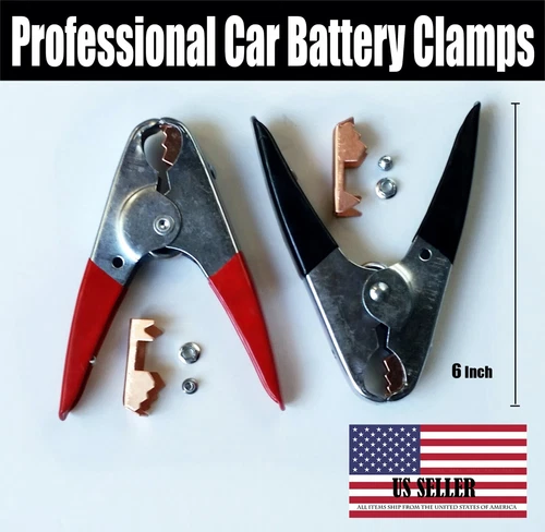 OPAL- 2 Pcs - 1100Amp Jumper Starter Booster Cable Car Battery Charger ...