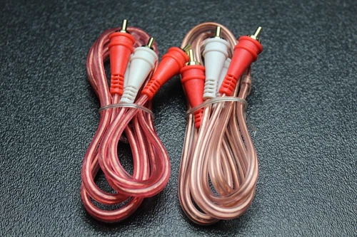 OPAL- 2 Pcs 3 Ft Rca Wire Audiopipe 2 Channel Car Home Audio ...