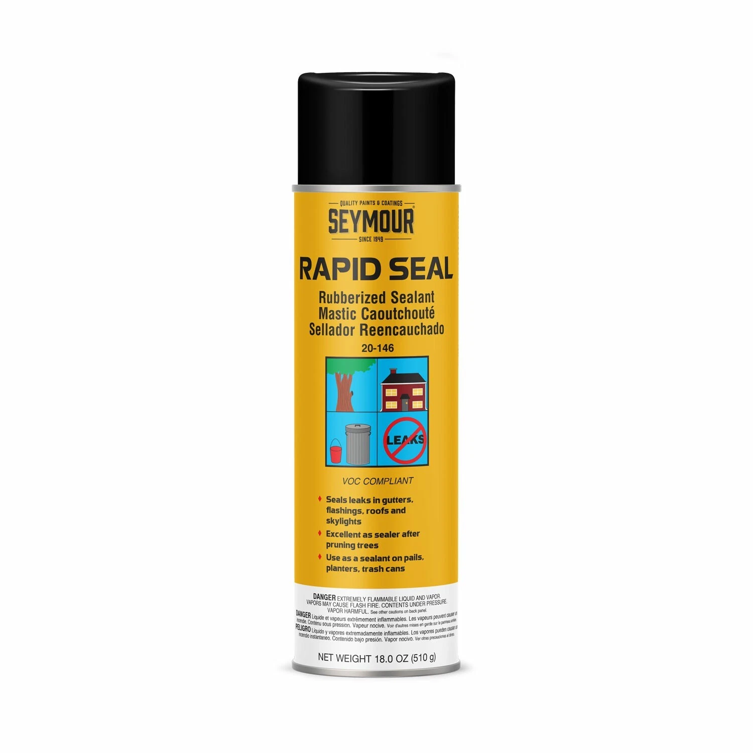 OPAL- 20-146 Seymour Rapid Seal, Rubberized Sealant (18 Oz) - Walmart.com