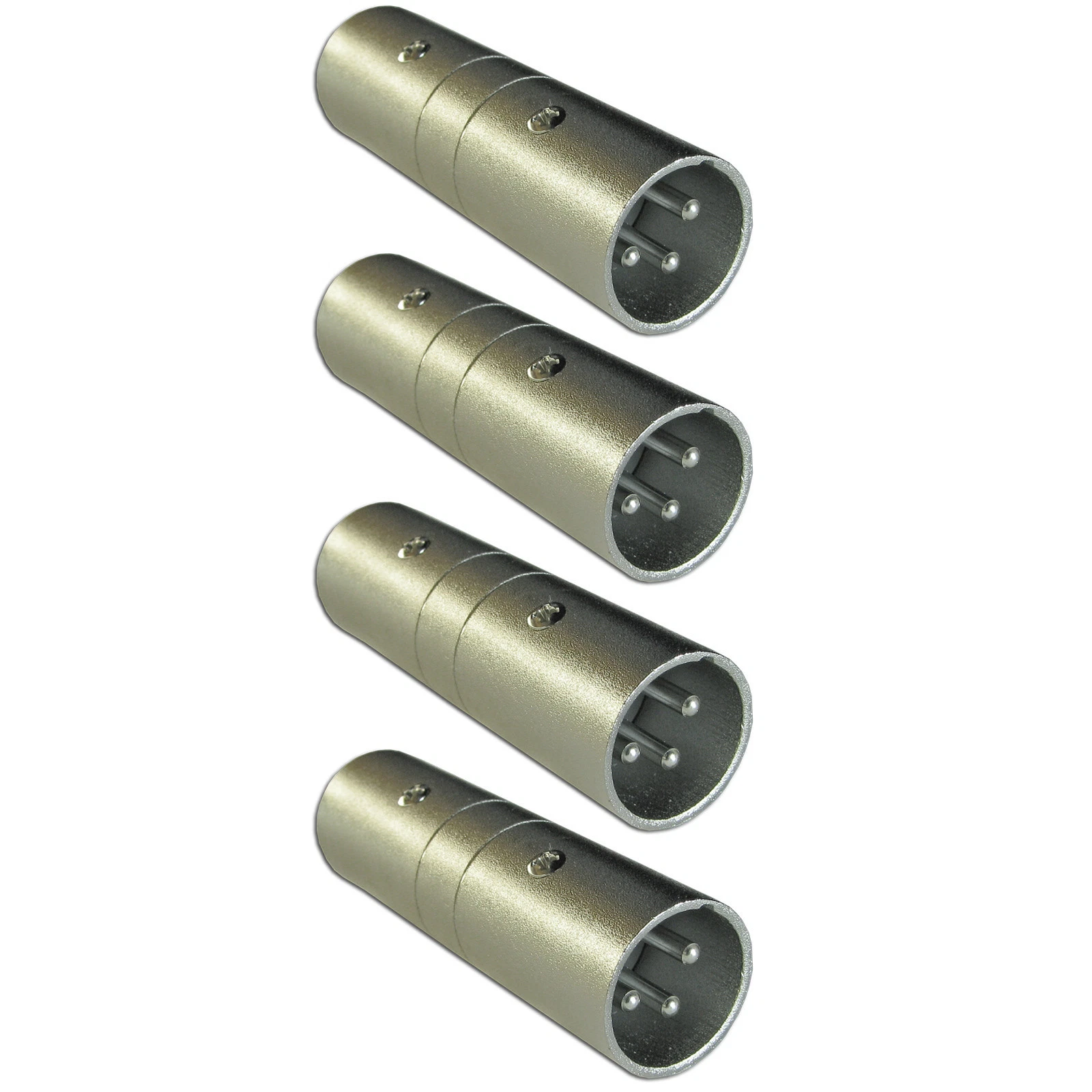 OPAL- 4 New Xlr M To M Male Mic Microphone Female Cable Gender Changer ...