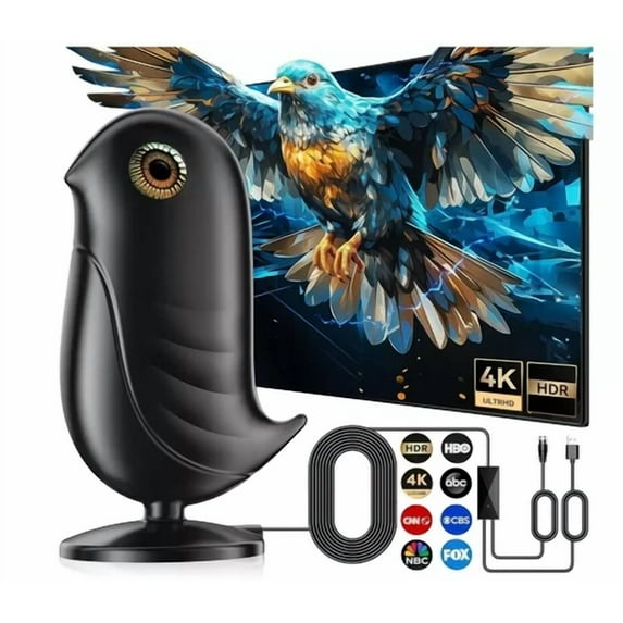 OPAL- 600+ Miles Tv Antenna Long Range Digital Tv Antenna For Smart Tv ...