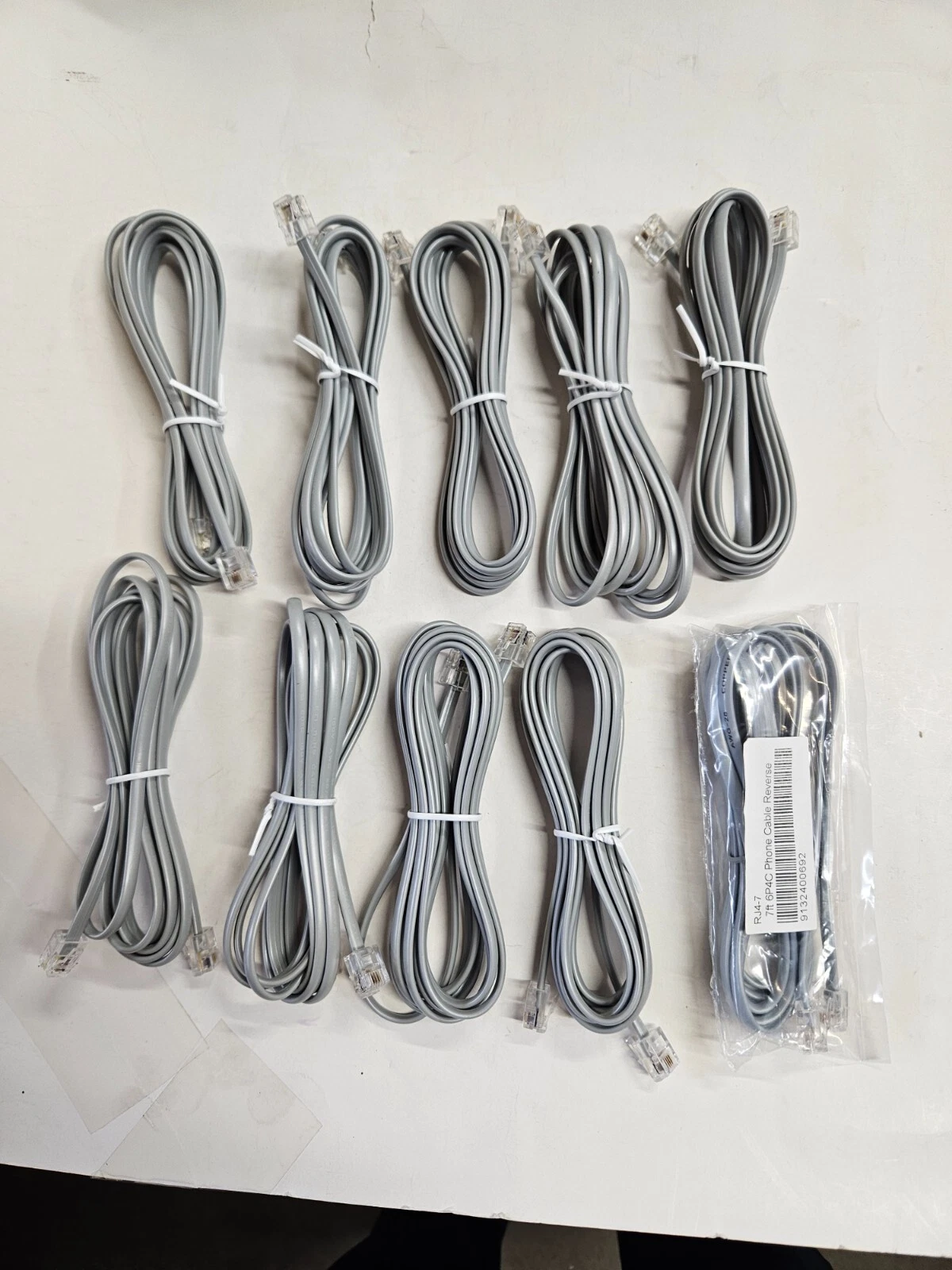 OPAL- 7Ft 6P4C Telephone Line Cord Cable Wire Rj11 For Kx-Tda50/100 Kx ...