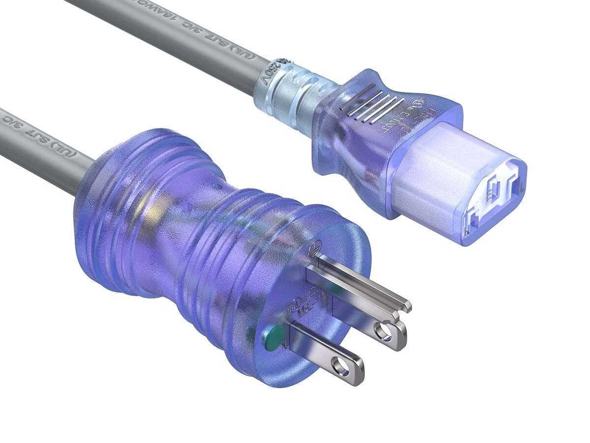 OPAL- Cable Leader 3Ft Nema 5-15P To C13 Hospital Grade Power Cord 16 ...