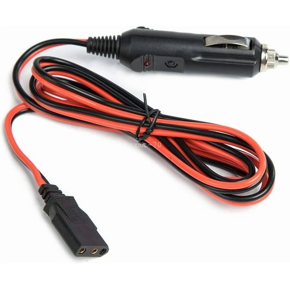 OPAL- Cb Radio Power Cable 3-Pin Plug & Car Cigarette Lighter Socket ...