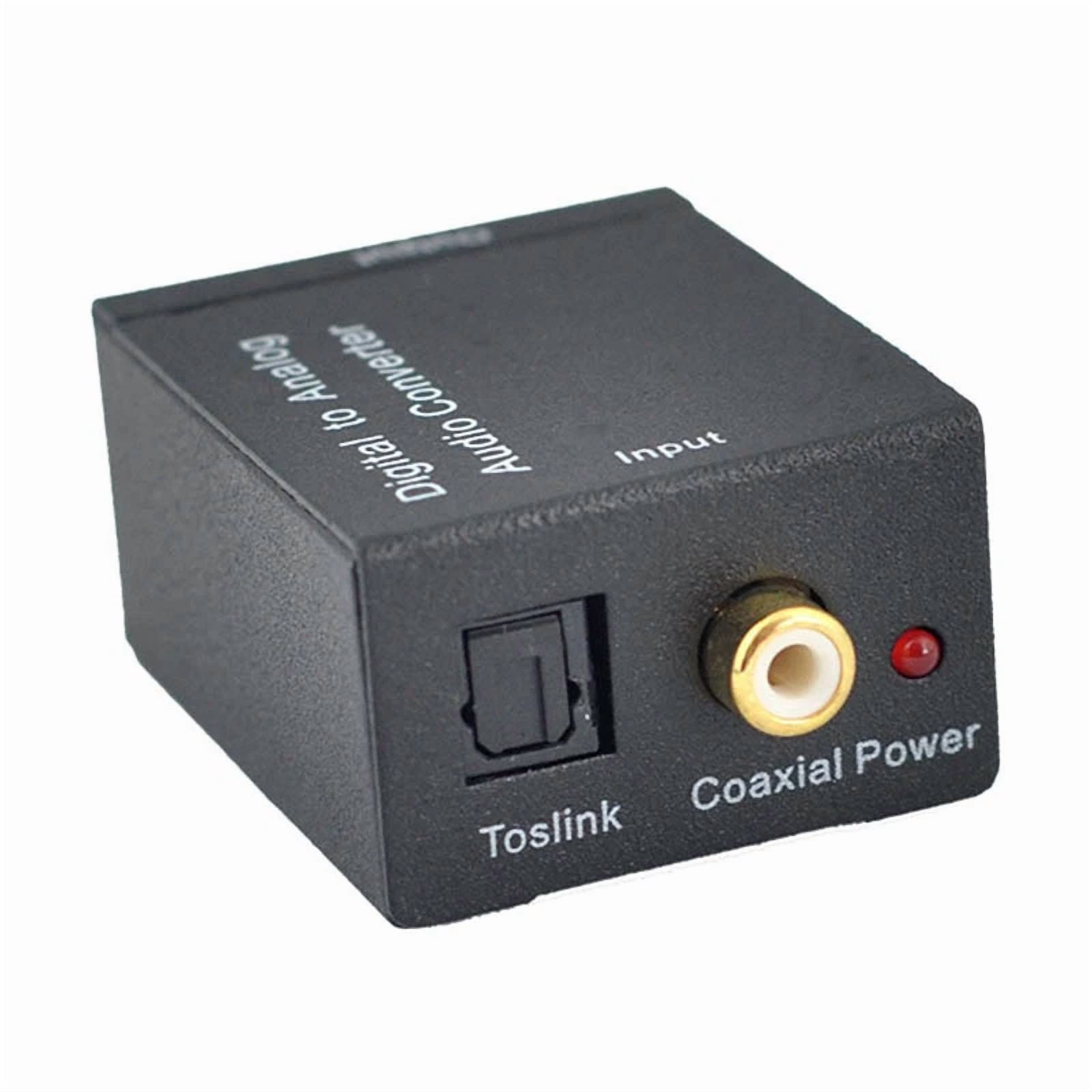 OPAL- Digital Optical Toslink Signal To Analog Rca Audio Converter + Ac ...