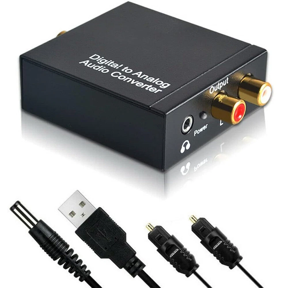 OPAL- Digital To Analog Audio Converter Optical To Rca Converter W ...