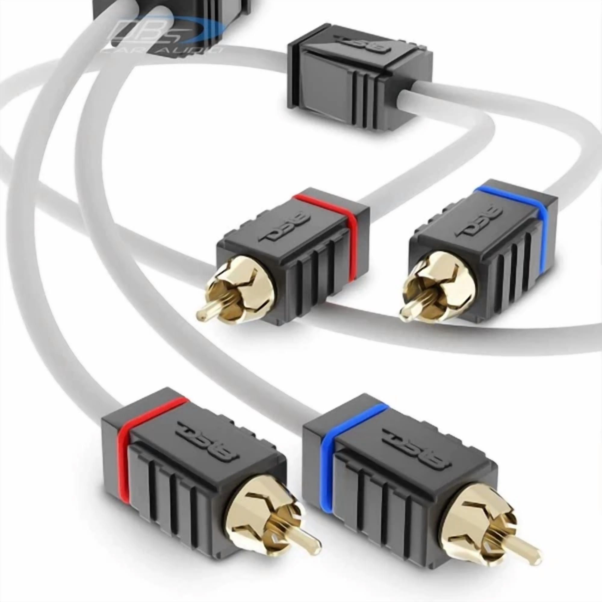 OPAL- Ds18 Mofcr-3Ft 3Ft Marine Grade 2-Channel Rca Cable 2Ch 100% ...