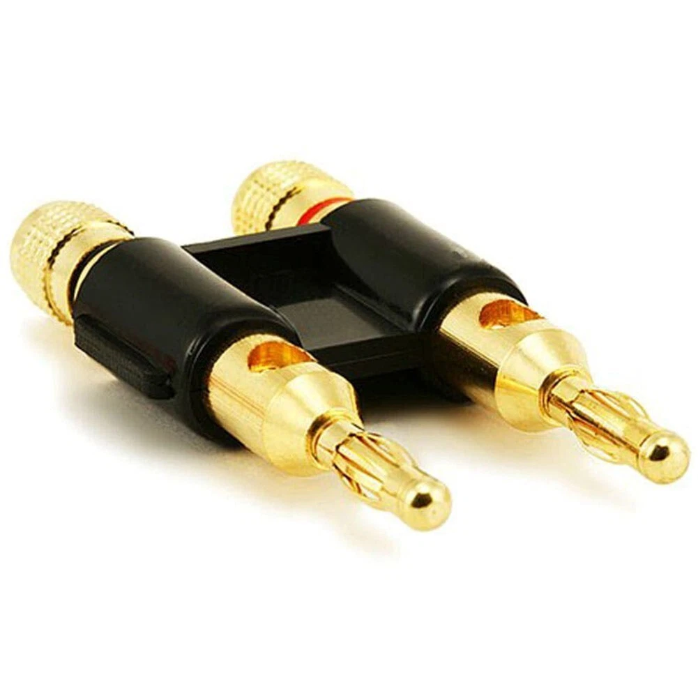 OPAL- Dual Banana Plug Space Audio Speaker Wire Cable Connector Open ...