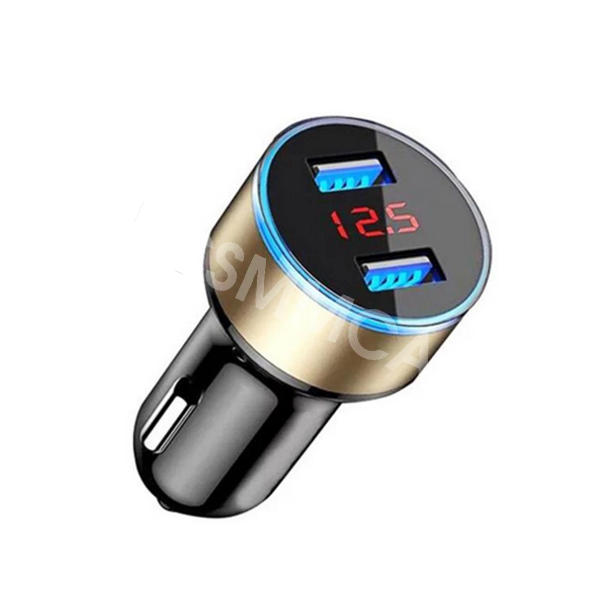 OPAL- Dual Usb Car Mobile Phone Charger Fast Charging Adapter Cigarette ...