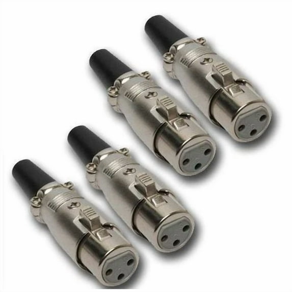OPAL- Mr. Dj Xlrfh4 2 Pair Xlr Female Head 3 Pin Connector Allows For ...