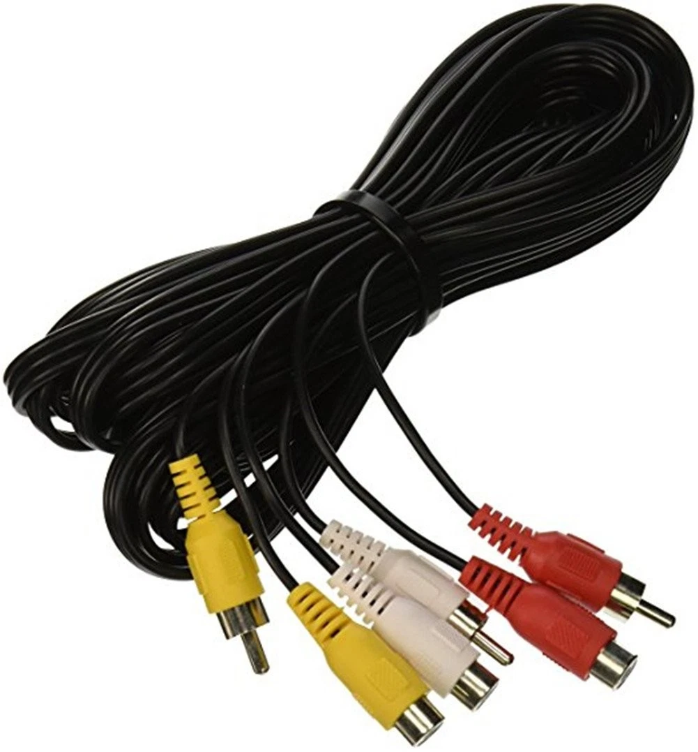 OPAL- Mxxgmyj Magicw 15Ft 3Rca Male To Female Audio Composite Extension ...