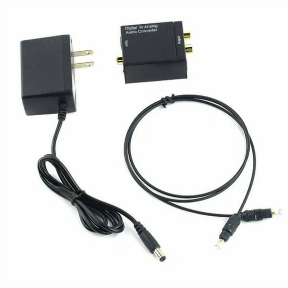 OPAL- New Toslink Optical Coaxial Digital To Rca Analog Audio Converter ...