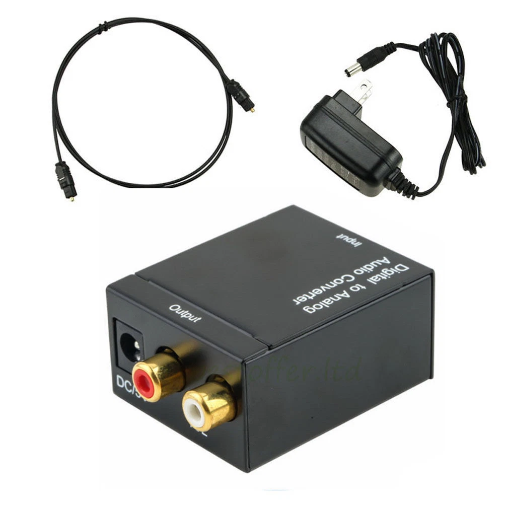 OPAL- Optical Coaxial Toslink Digital To Analog Audio Converter Adapter ...