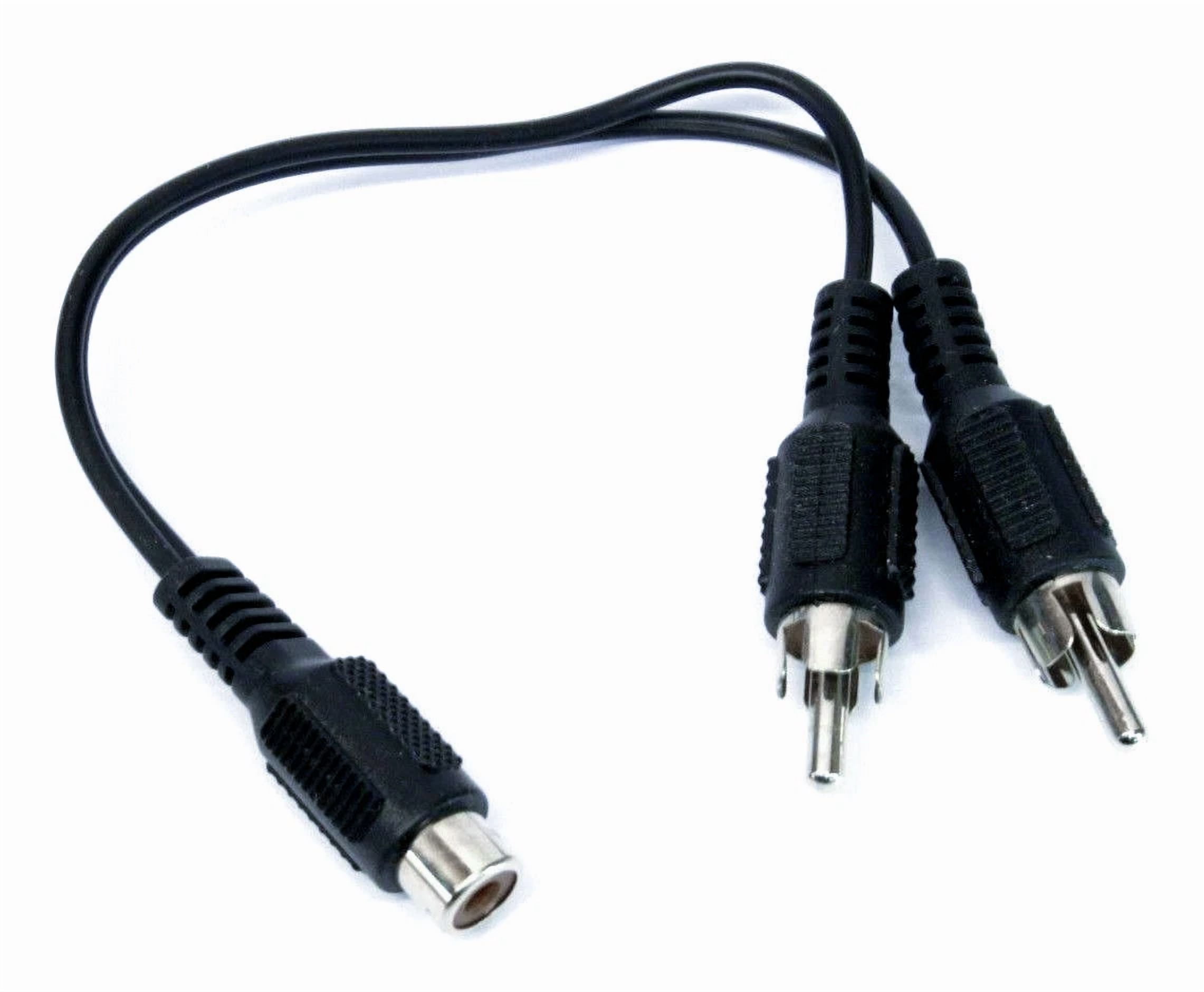 OPAL- Rca 1 Female To 2 Dual Rca Splitter Adpter Converter Cable ...