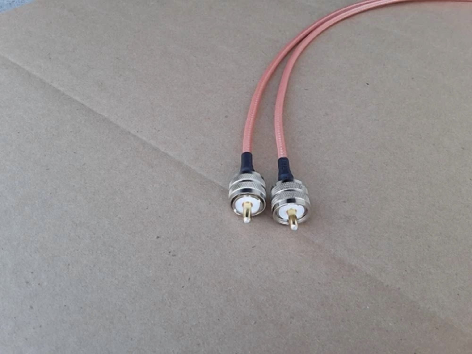 OPAL- Rg400 Double Silver Braid Coaxial Cable 6Ft With Pl-259'S ...
