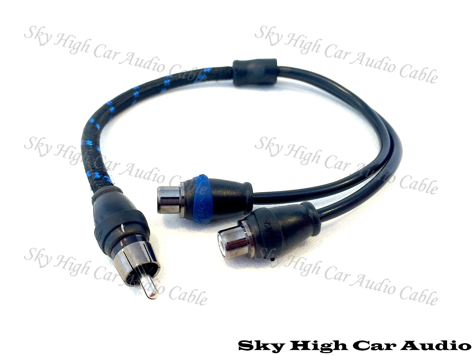 OPAL- Sky High Car Audio Rca Y Splitter Cables 2F1M Two Female One Male ...
