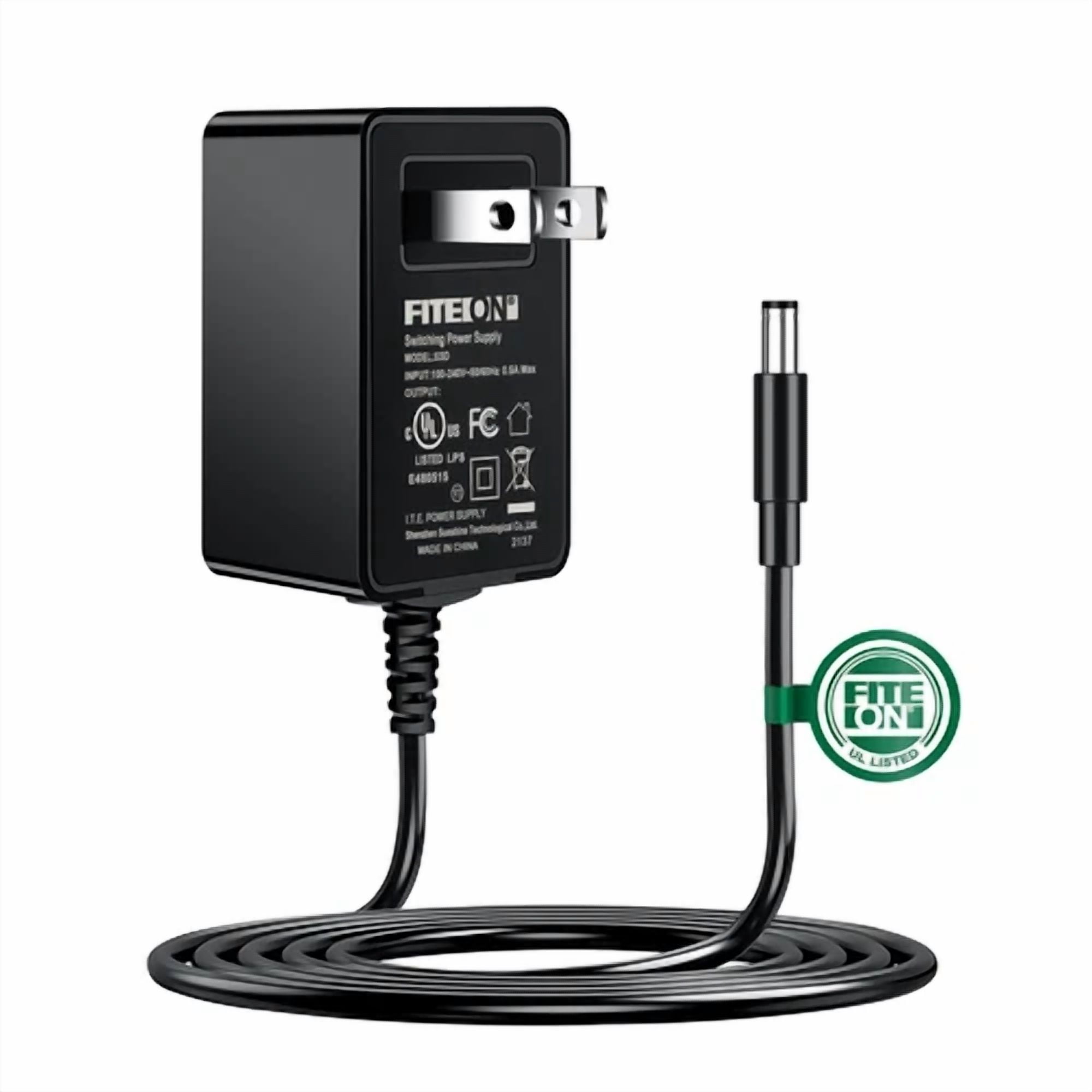 OPAL- Ul 5Ft Ac Adapter Charger For Boss Bass Synthesizer Syb-3 Power ...