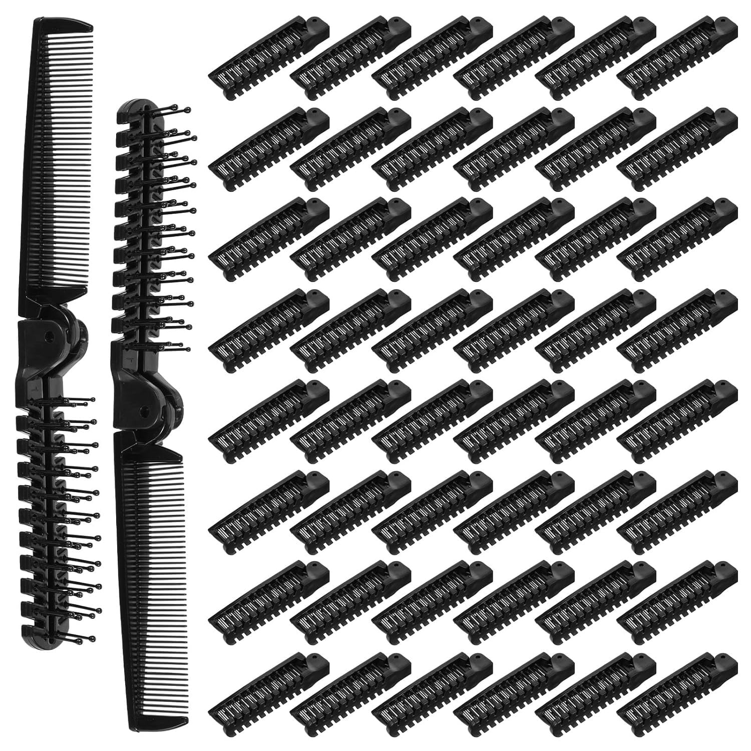 OPALESQUE 50 Pcs Travel Folding Comb in Bulk Individually Wrapped ...