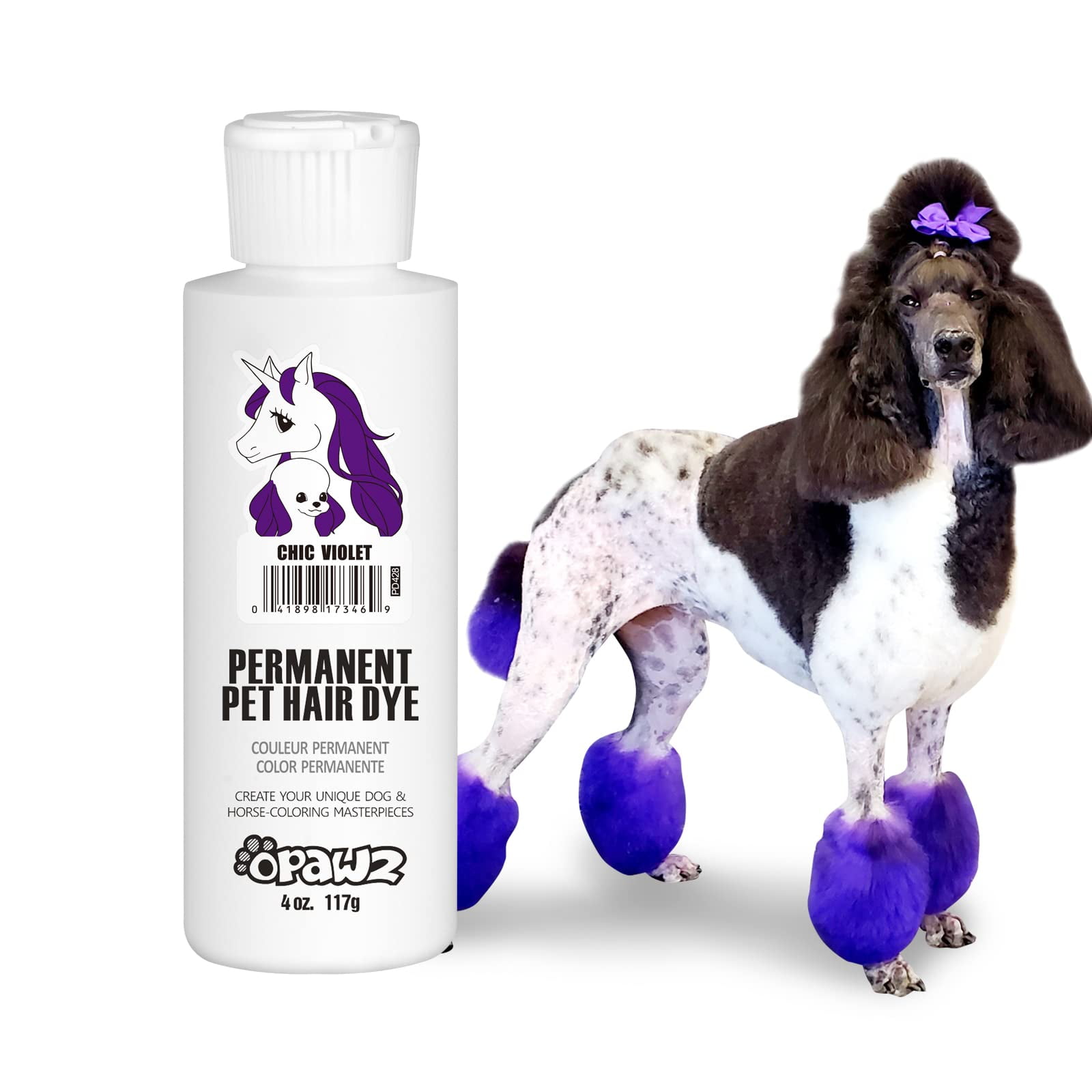 OPAWZ Permanent Dog Hair SBF3 Dye, Pet Hair Dye Safely Used by Grooming ...