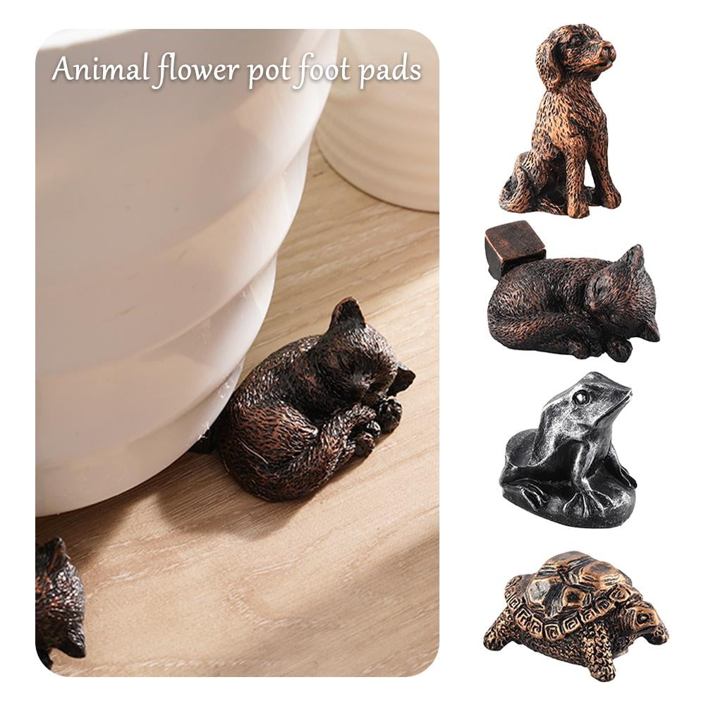 OPDBN 3pcs Fox Cross-Border Flower Pot Foot Pad Animal Rabbit Turtle ...