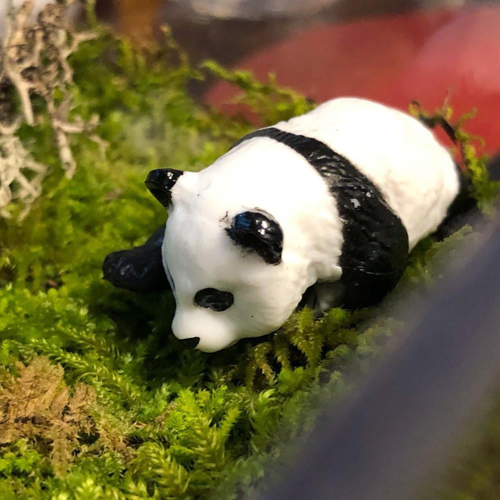 OPDBN 4 Small Black And White Panda Models 4 Cute Panda Life Models Diy ...