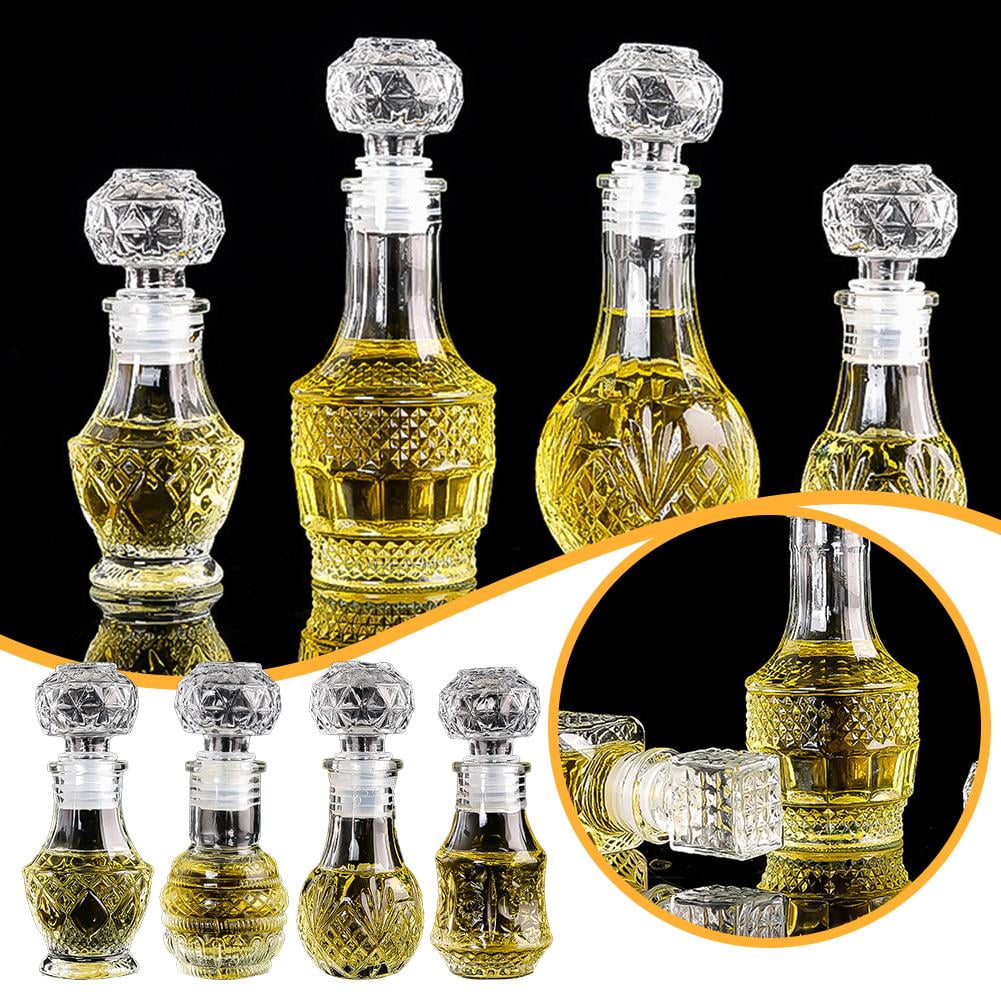 OPDBN 50ml Style Six 50ml Transparent Glass Small Wine Bottle Trial ...