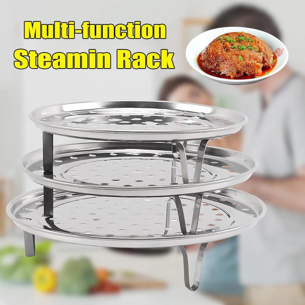 OPDBN Antirust Steamer Plate Rack 3 Stands Insert Stock Pot Tool ...