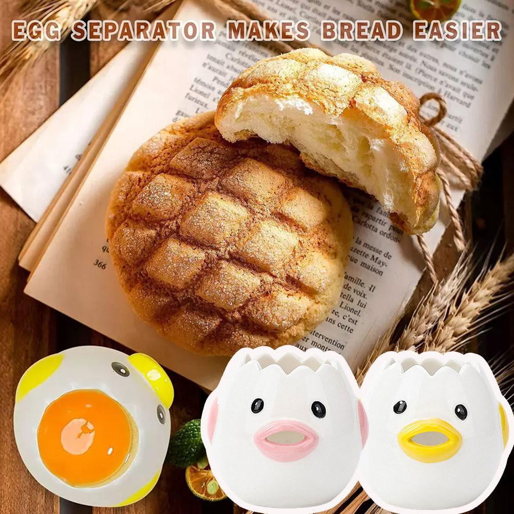OPDBN Cartoon Chicken Egg Separator Ceramic Egg Yolk White Divider ...