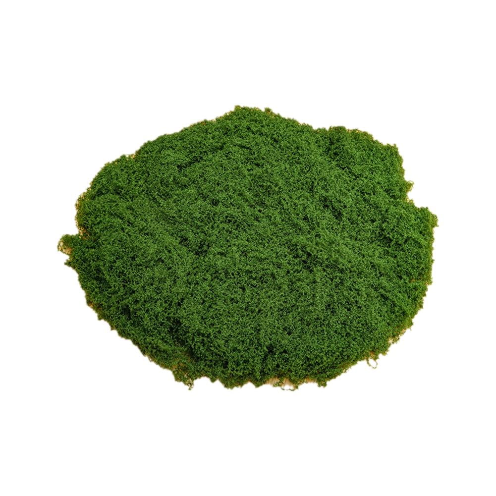OPDBN Dark Green Silky Moss 50 Grams Of Simulated Moss Landscaping ...