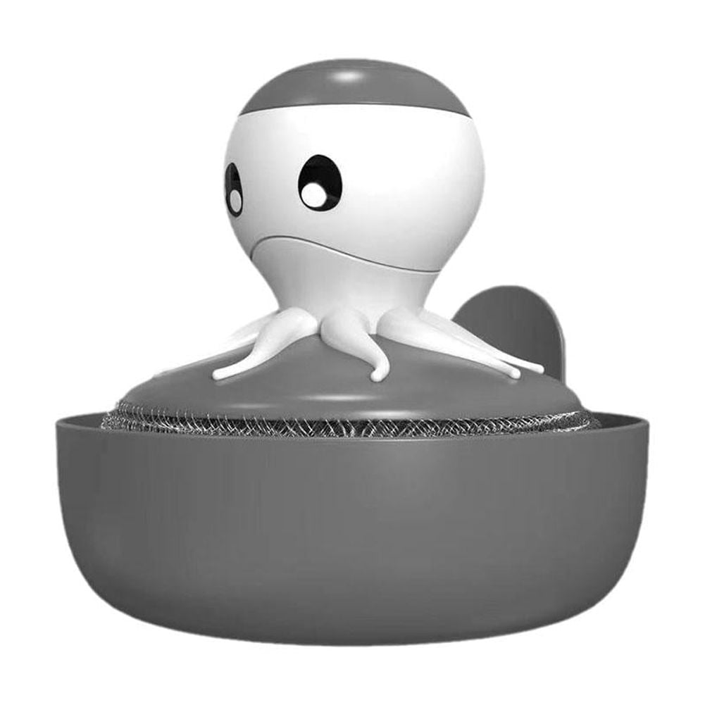 OPDBN Household 9.5cm Octopus Dishwashing Brush Automatic Press ...