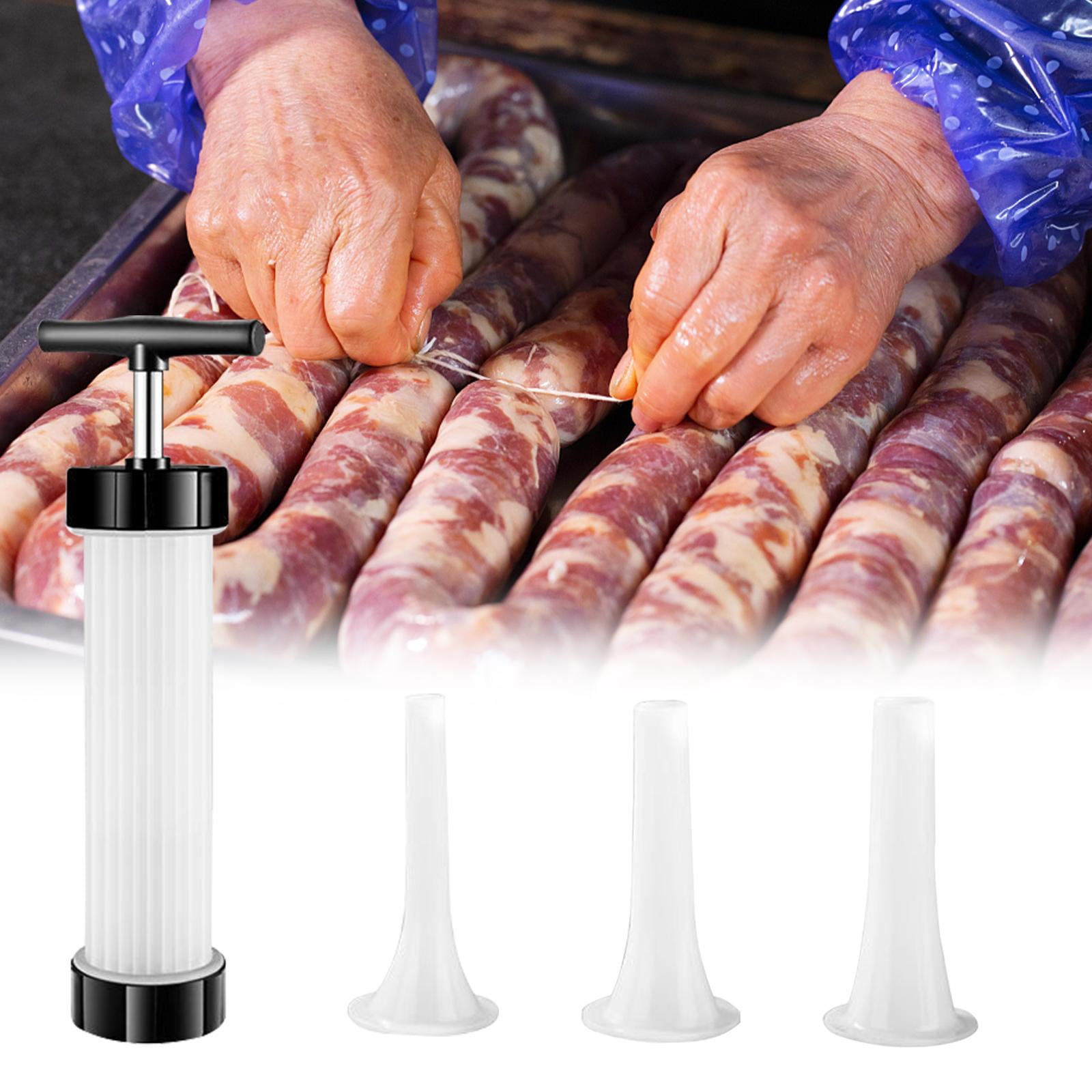 OPDBN Manual Sausage Machine Meat Stuffer Filler Salami Maker Funnel ...