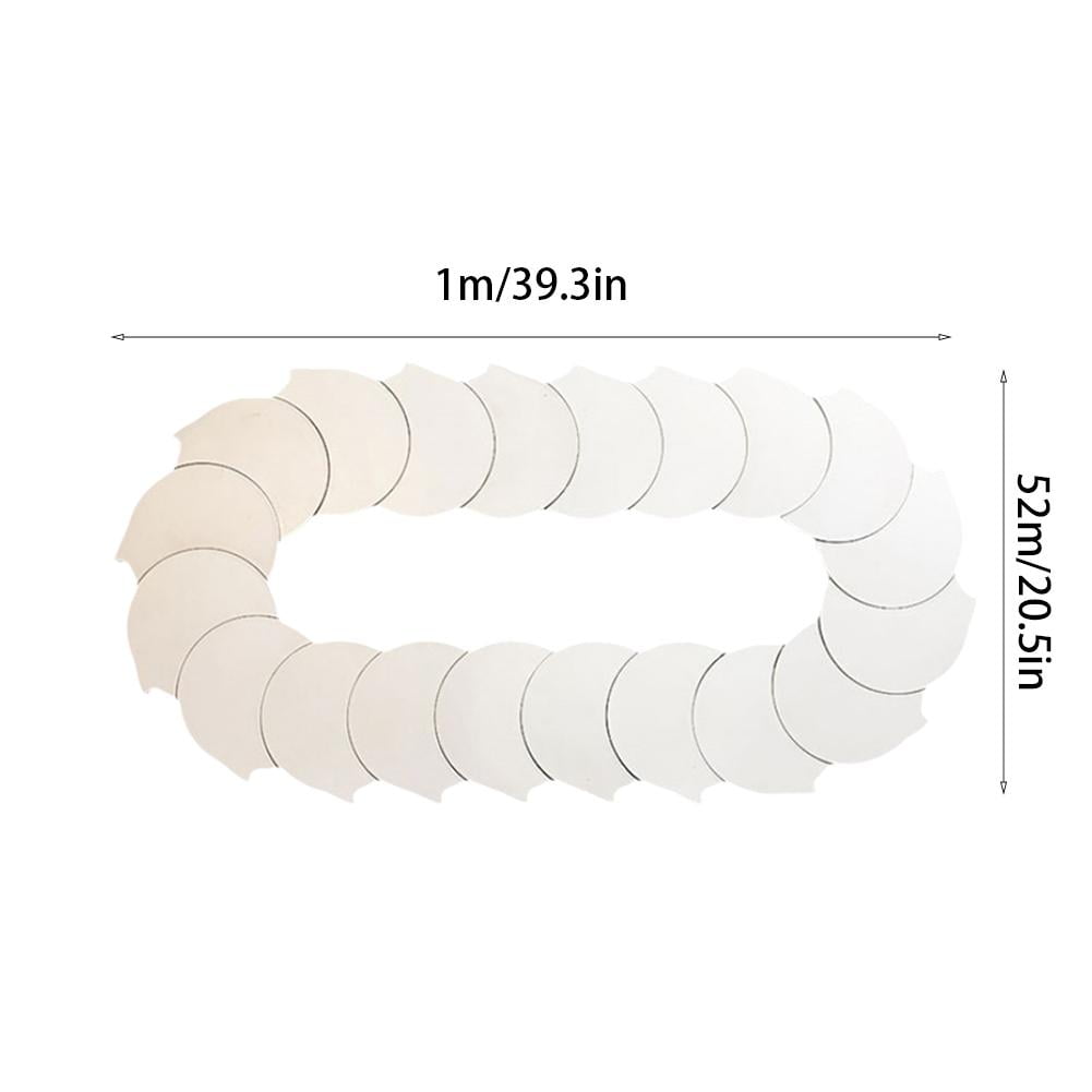 OPDBN Manual Swivel Adjustable Food Serving Train Turntable Dining ...